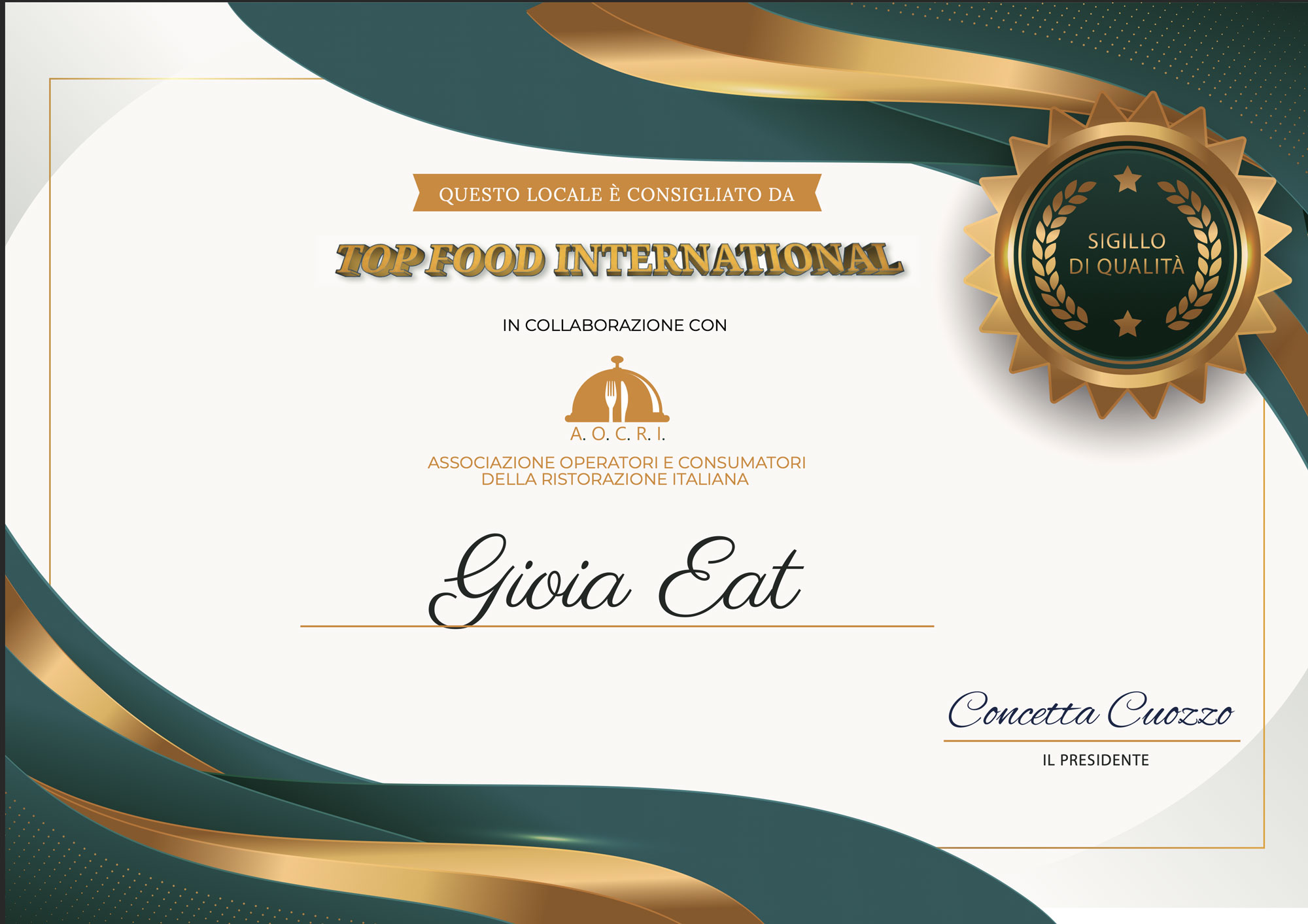 Top Food International - Gioia Italy